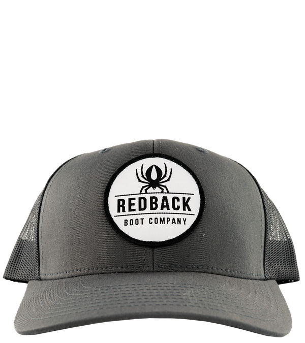 Redback | Retro Trucker Hat Charcoal - Redback boots UK