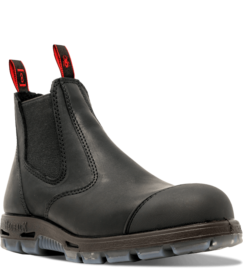 Redback Boots | Black HD Safety Boot with Scuff Cap (USBBKSC) - Redback ...